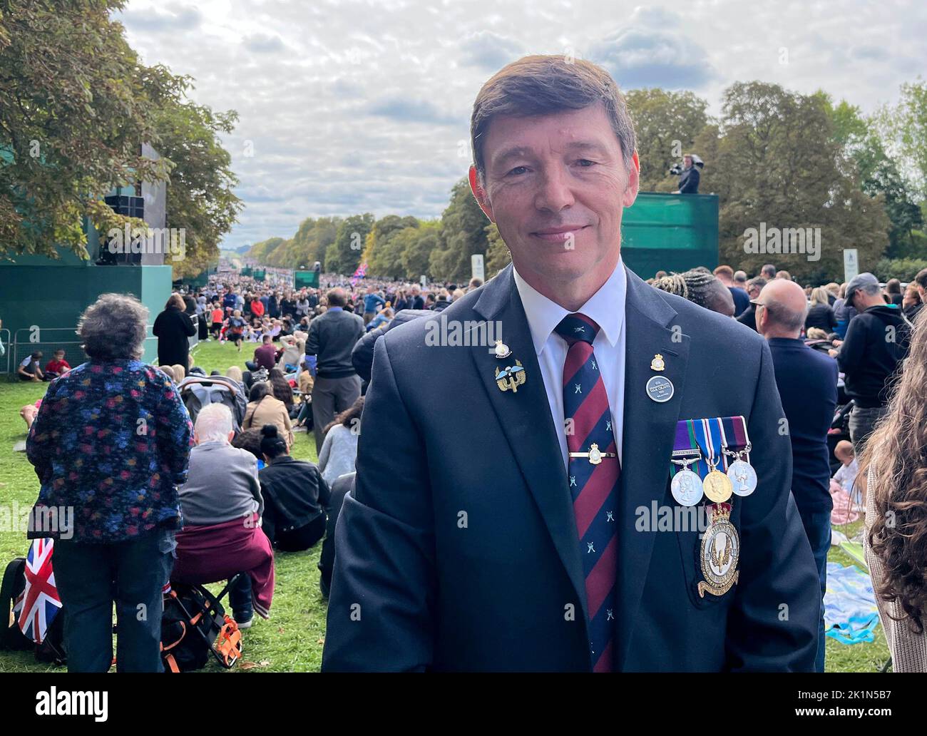 57-year-old Malcolm Caudren, a former corporal in the RAF, from ...