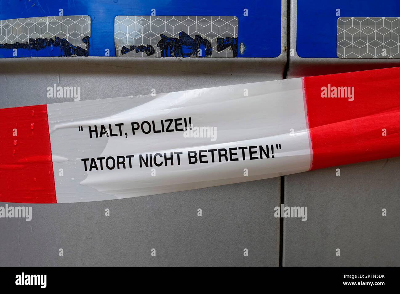 Symbolic, crime scene, Berlin, Germany Stock Photo - Alamy