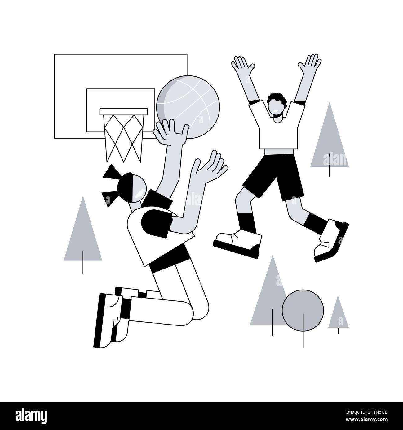 Basketball Practice Cartoon Basketball Practice Clipart Vector, Indoor