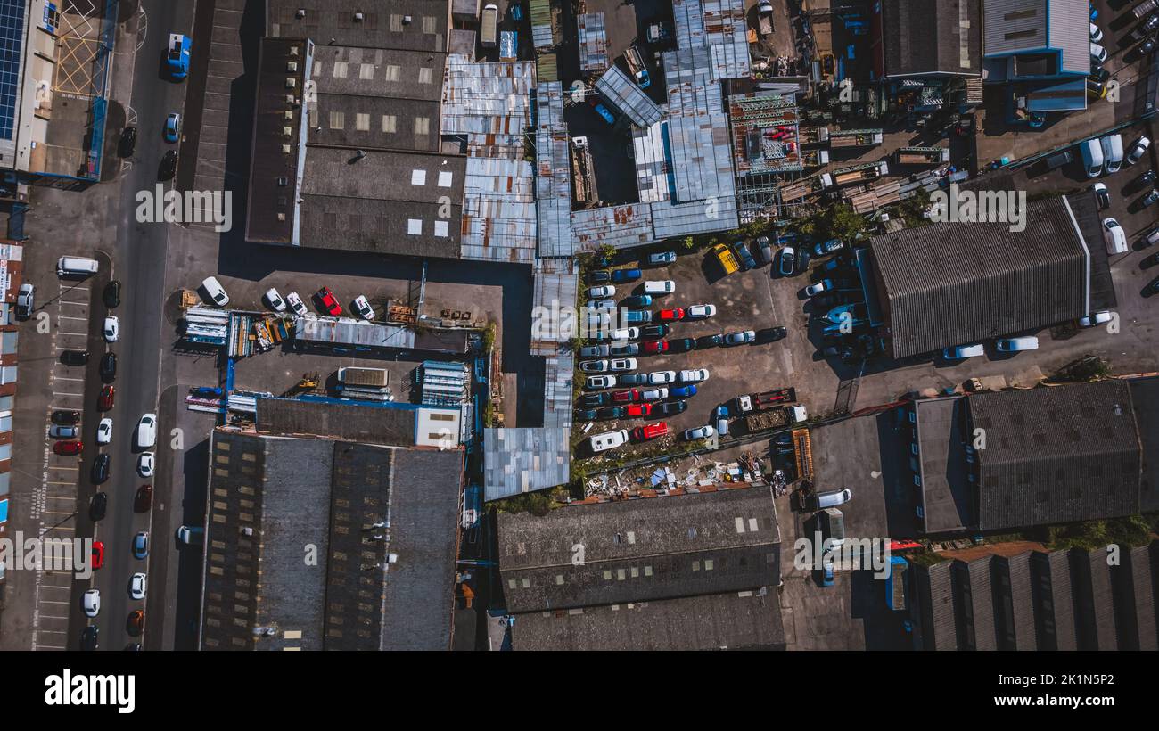 Ariel view from car park Stock Photo - Alamy