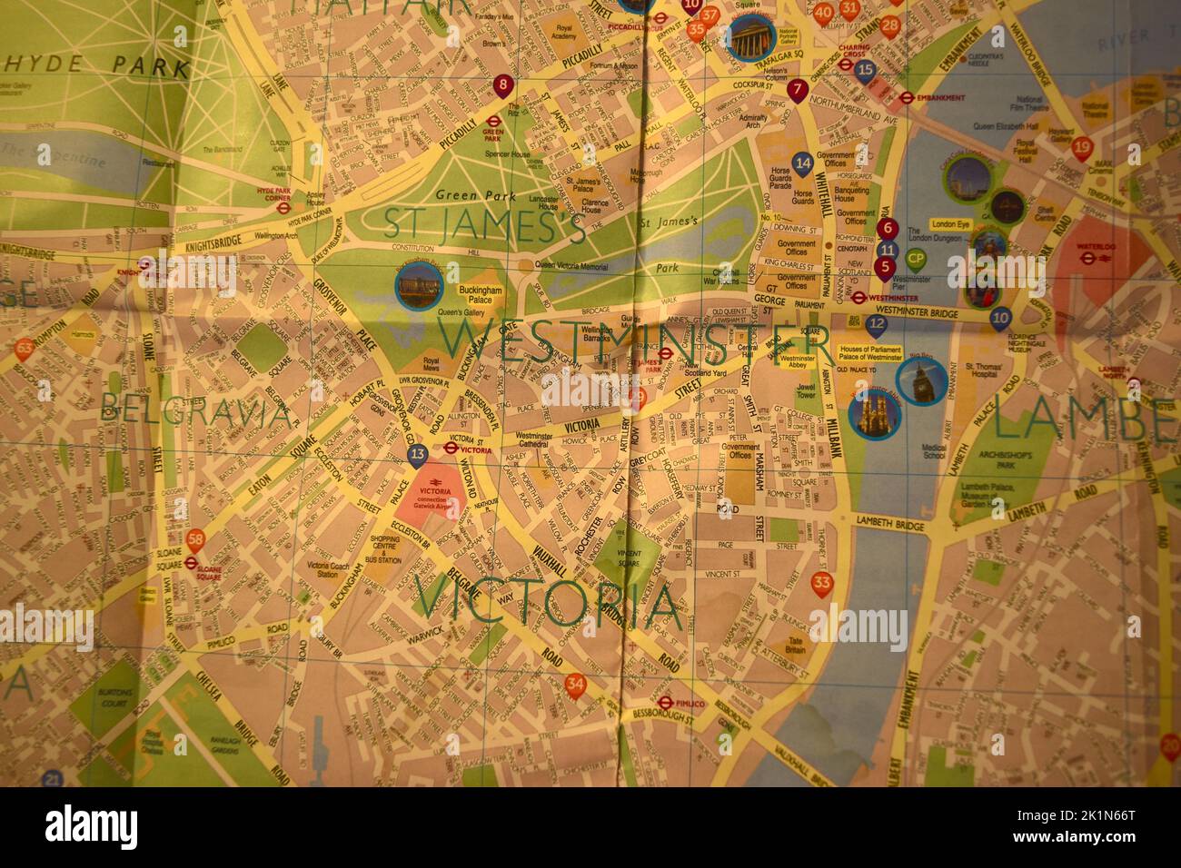Map central london