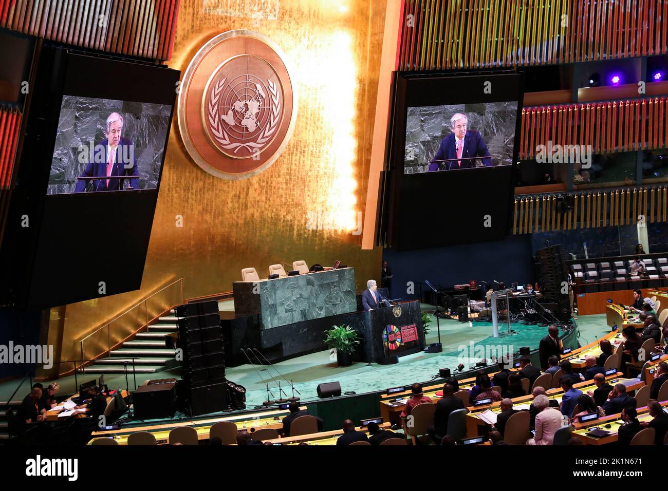 United Nations. 19th Sep, 2022. UN Secretary-General Antonio Guterres ...
