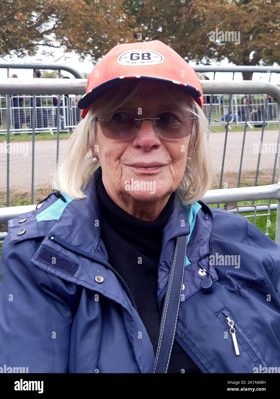 Christine Trufitt, 72, from Fleet, Hampshire, after waiting to see ...