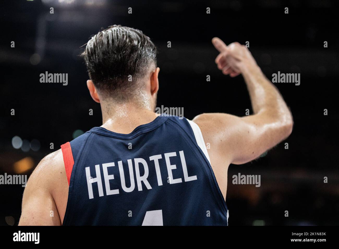 Thomas Heurtel of France in action during the final of the FIBA ...
