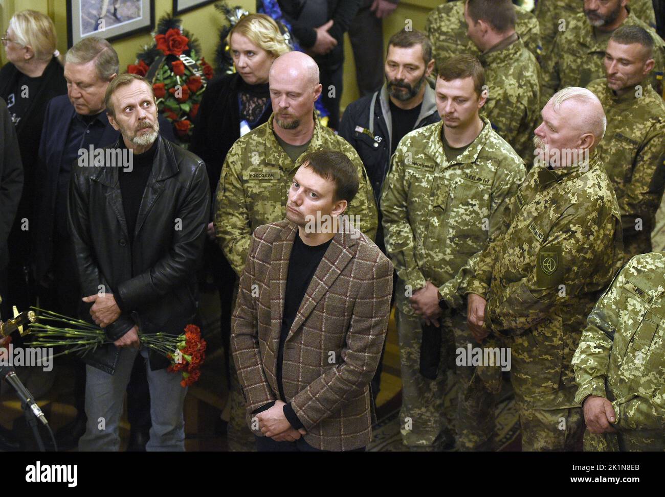 KYIV, UKRAINE - SEPTEMBER 17, 2022 - Mourners pay their last respects ...