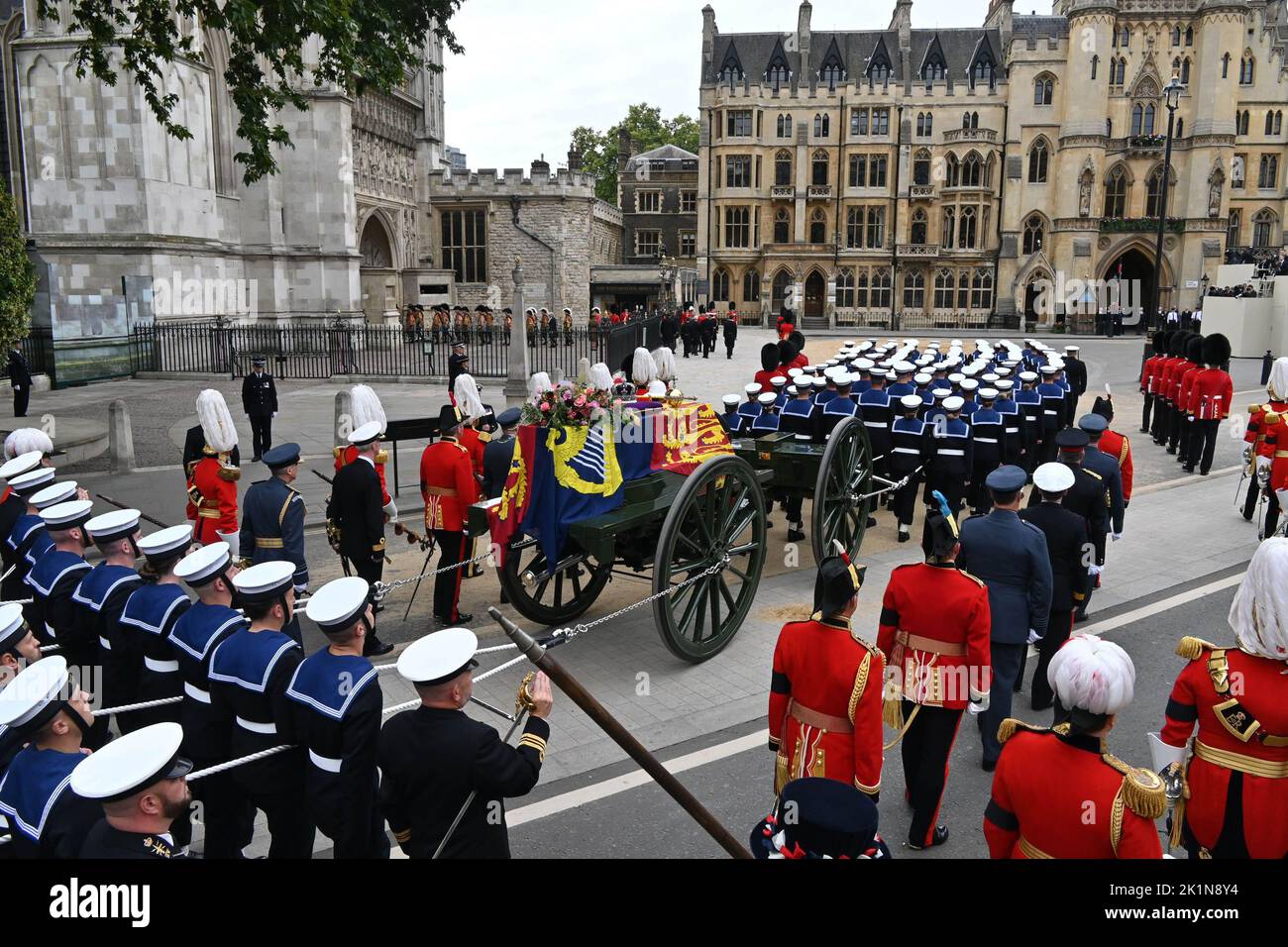 The State Funeral of HM Queen Elizabeth II at Westminster Abbey ...