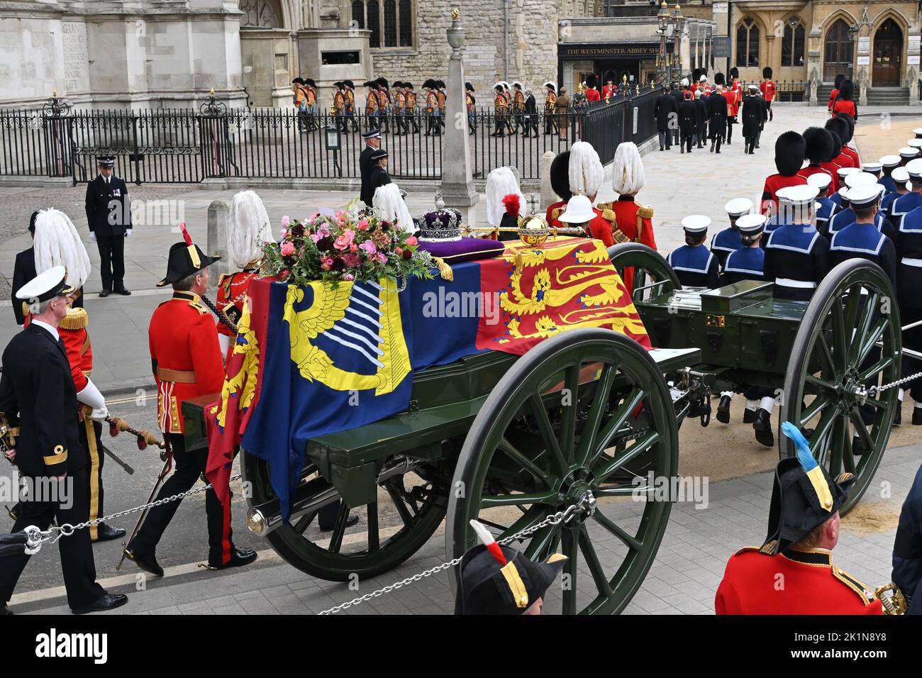 The State Funeral of HM Queen Elizabeth II at Westminster Abbey ...