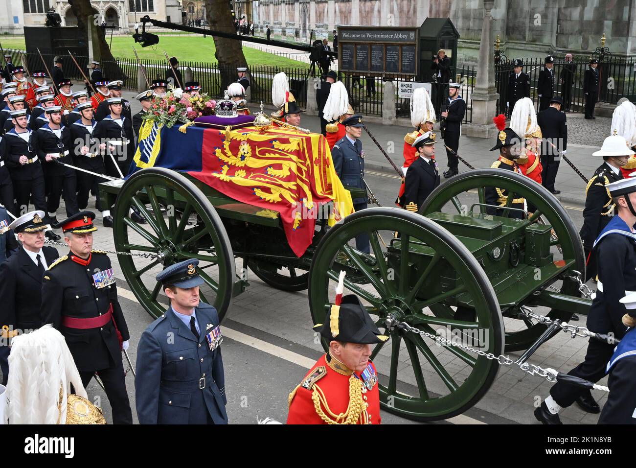The State Funeral of HM Queen Elizabeth II at Westminster Abbey ...