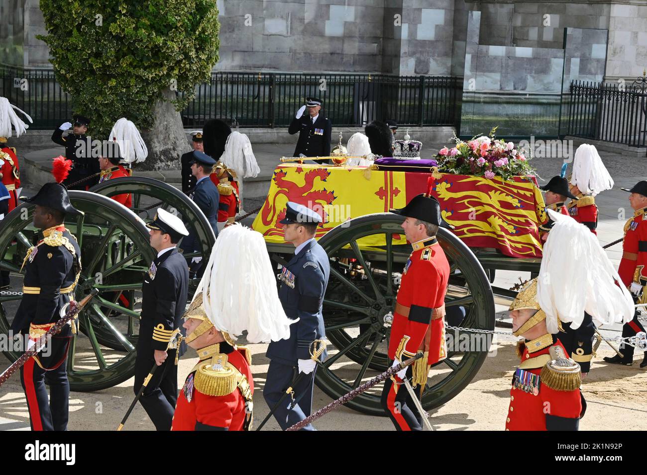 The State Funeral of HM Queen Elizabeth II at Westminster Abbey ...
