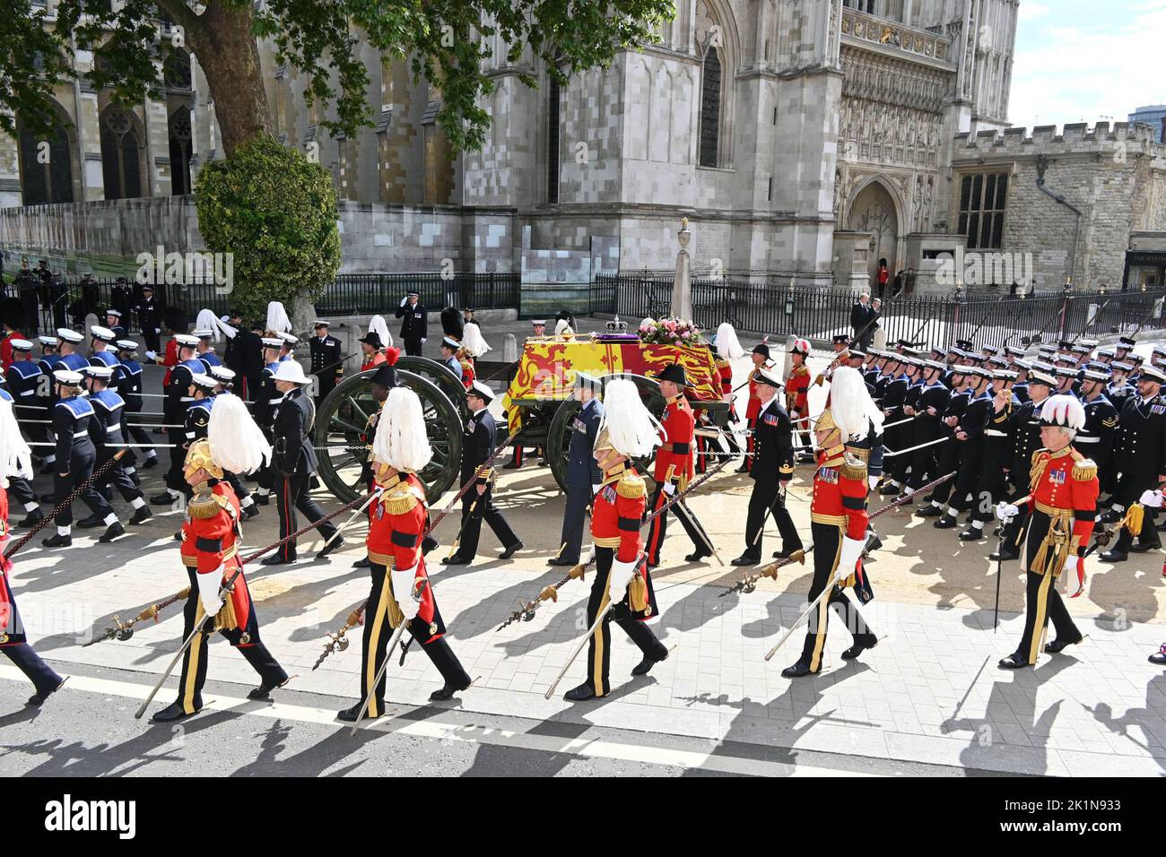 The State Funeral of HM Queen Elizabeth II at Westminster Abbey ...