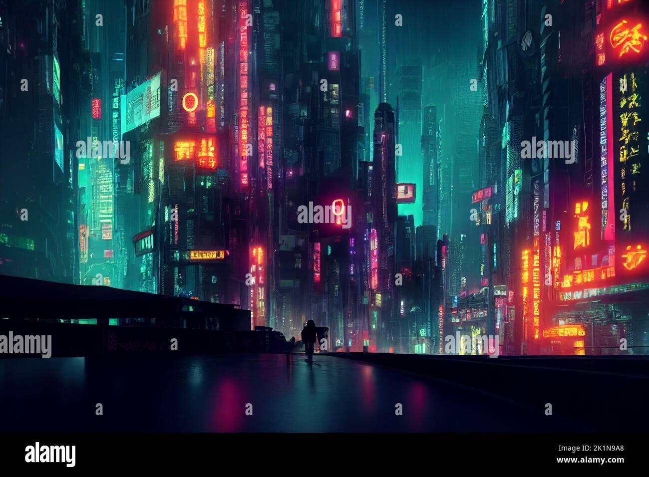 Tokyo cyberpunk hi-res stock photography and images - Alamy