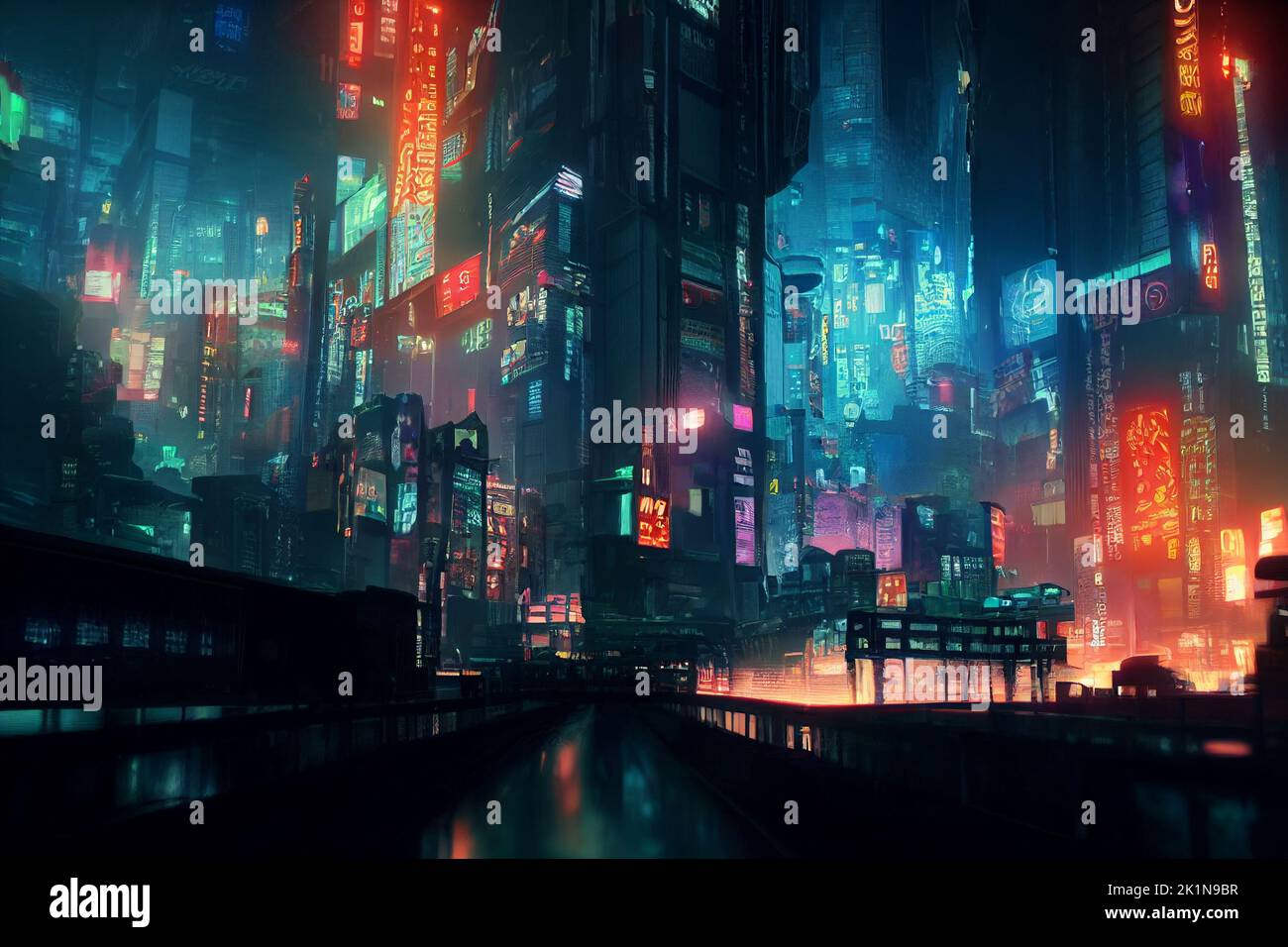 Tokyo cyberpunk hi-res stock photography and images - Alamy