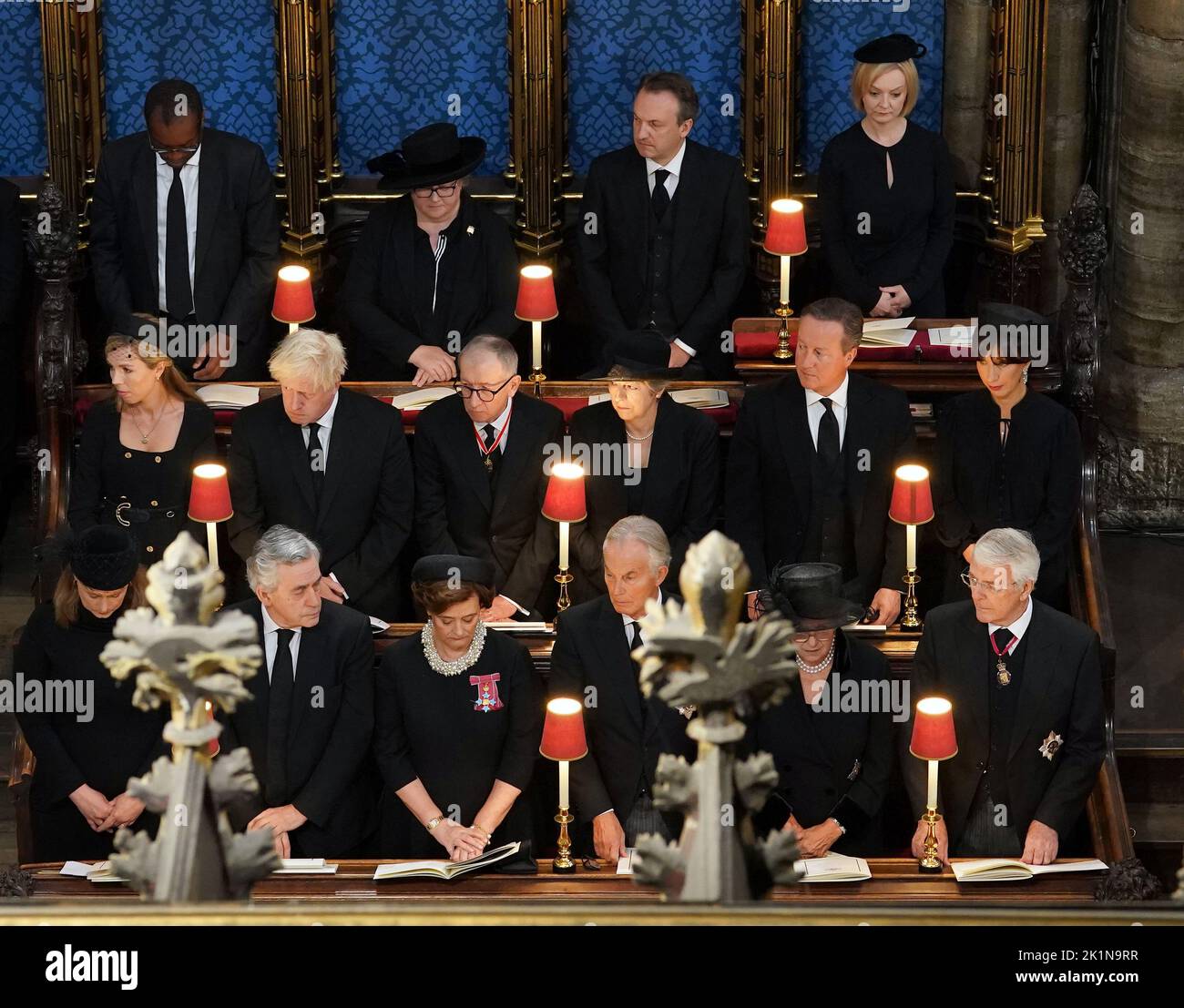 (top row left to right) Chancellor of the Exchequer Kwasi Kwarteng ...