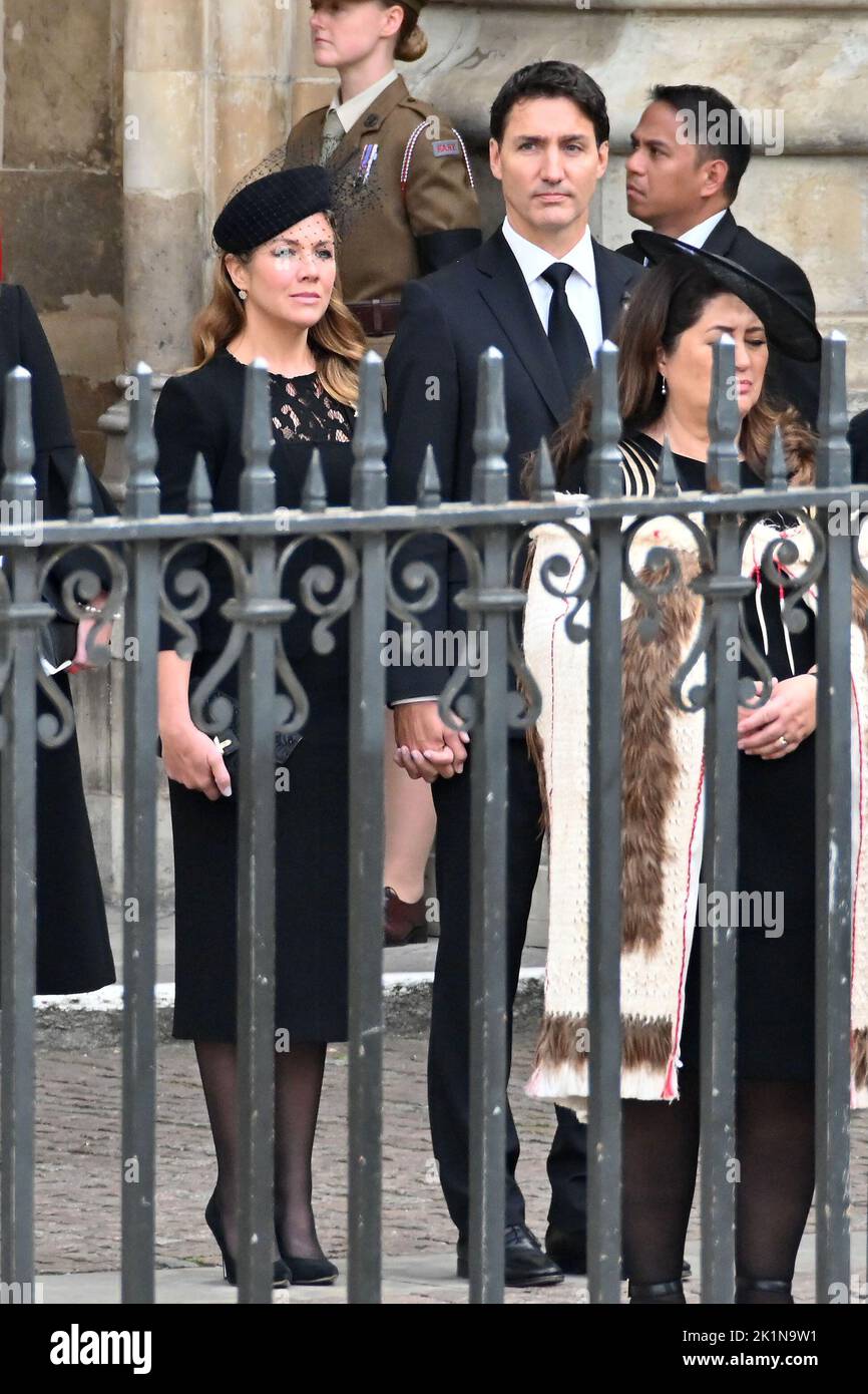 London, UK - 19th September 2022 Justin Trudeau, Canadian Prime ...