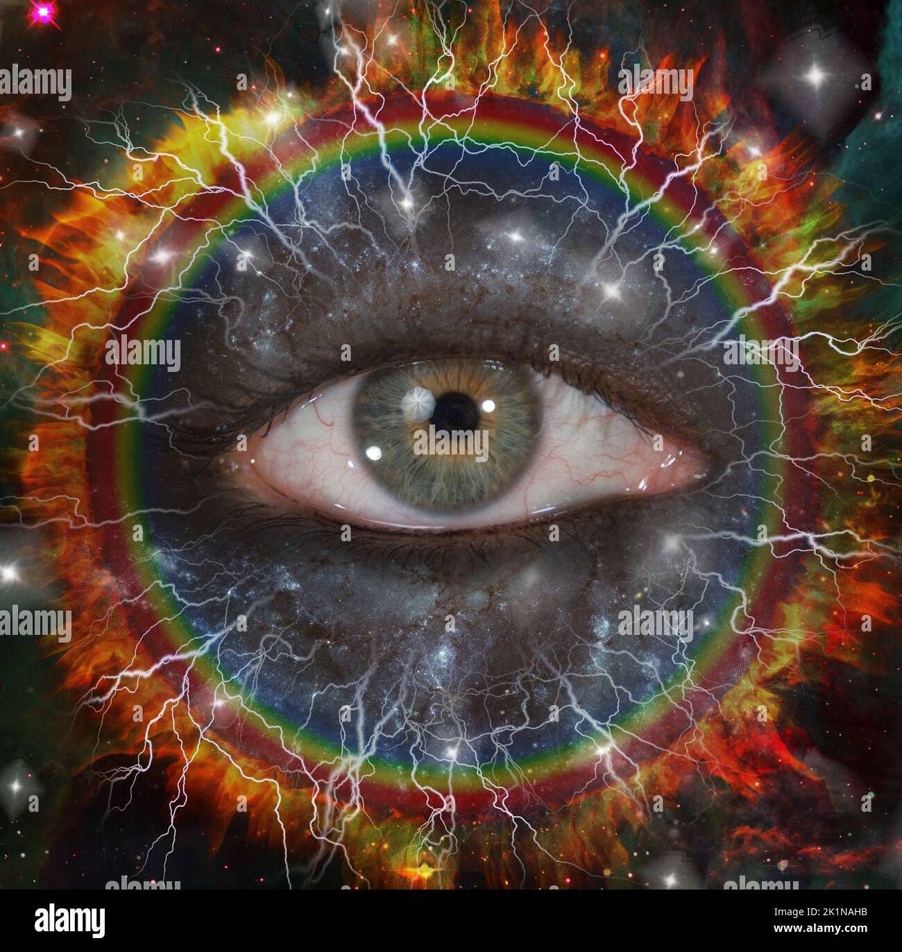 Fire in human eye hi-res stock photography and images - Alamy