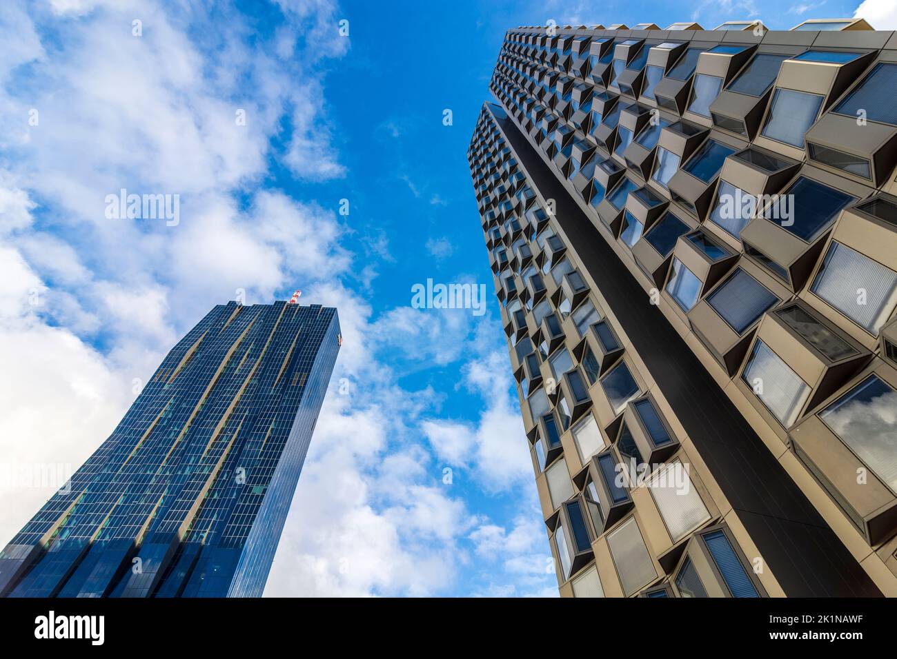 Wien, Vienna: DC Tower 1, DC Tower 3 in 22. Donaustadt, Wien, Austria ...