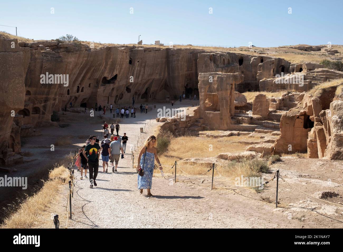 Domestic and foreign tourists visiting the Ancient City. The city is ...