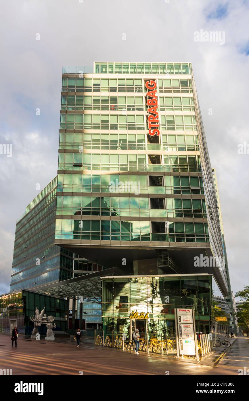 Wien, Vienna: Strabag Headquarters in 22. Donaustadt, Wien, Austria ...