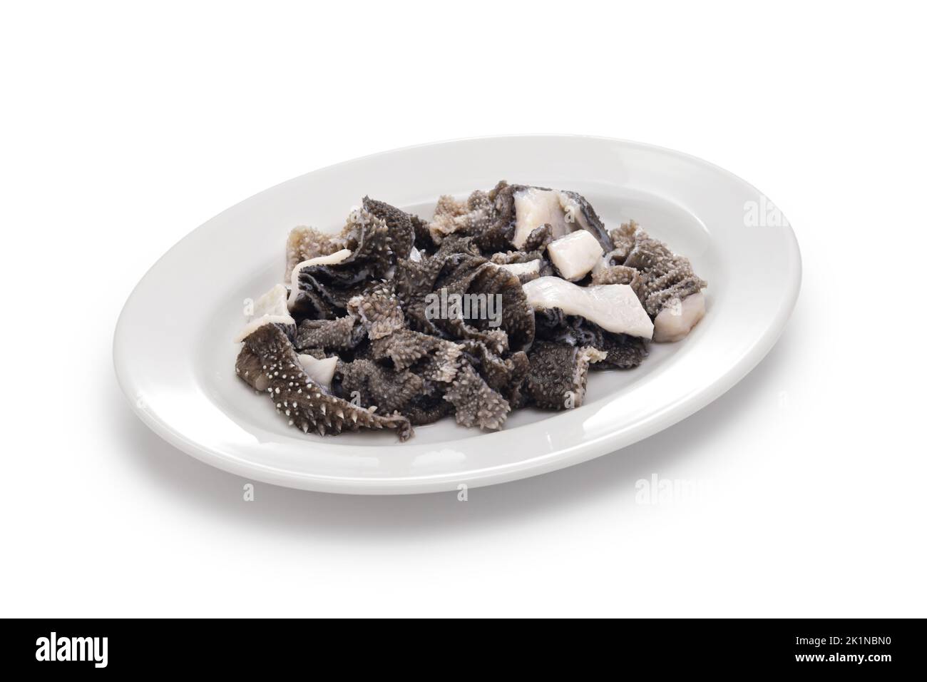 beef omasum (third stomach), raw offal meat before grilling, Korean ...