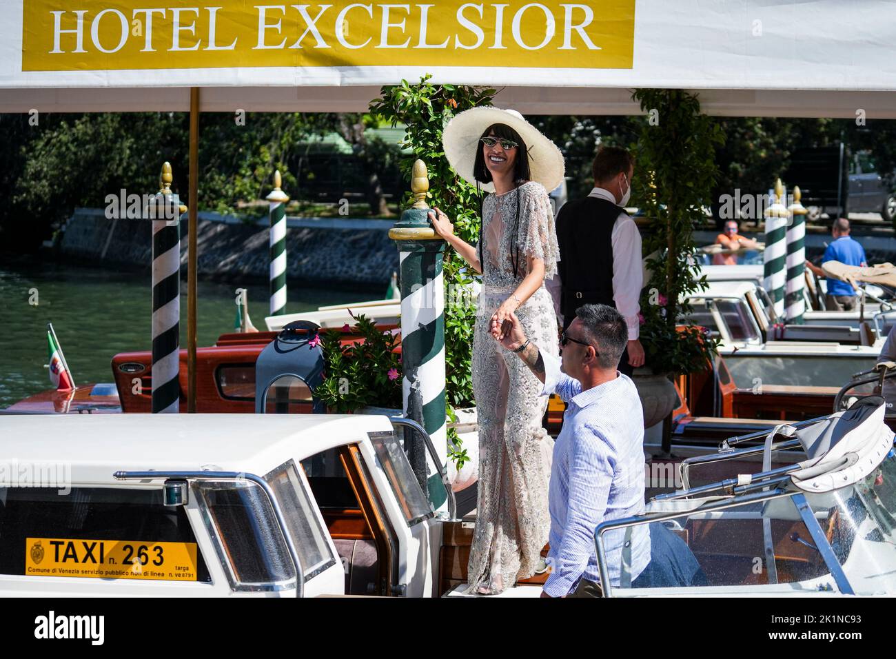 Nina Zilli is seen during the 79th Venice International Film Festival ...