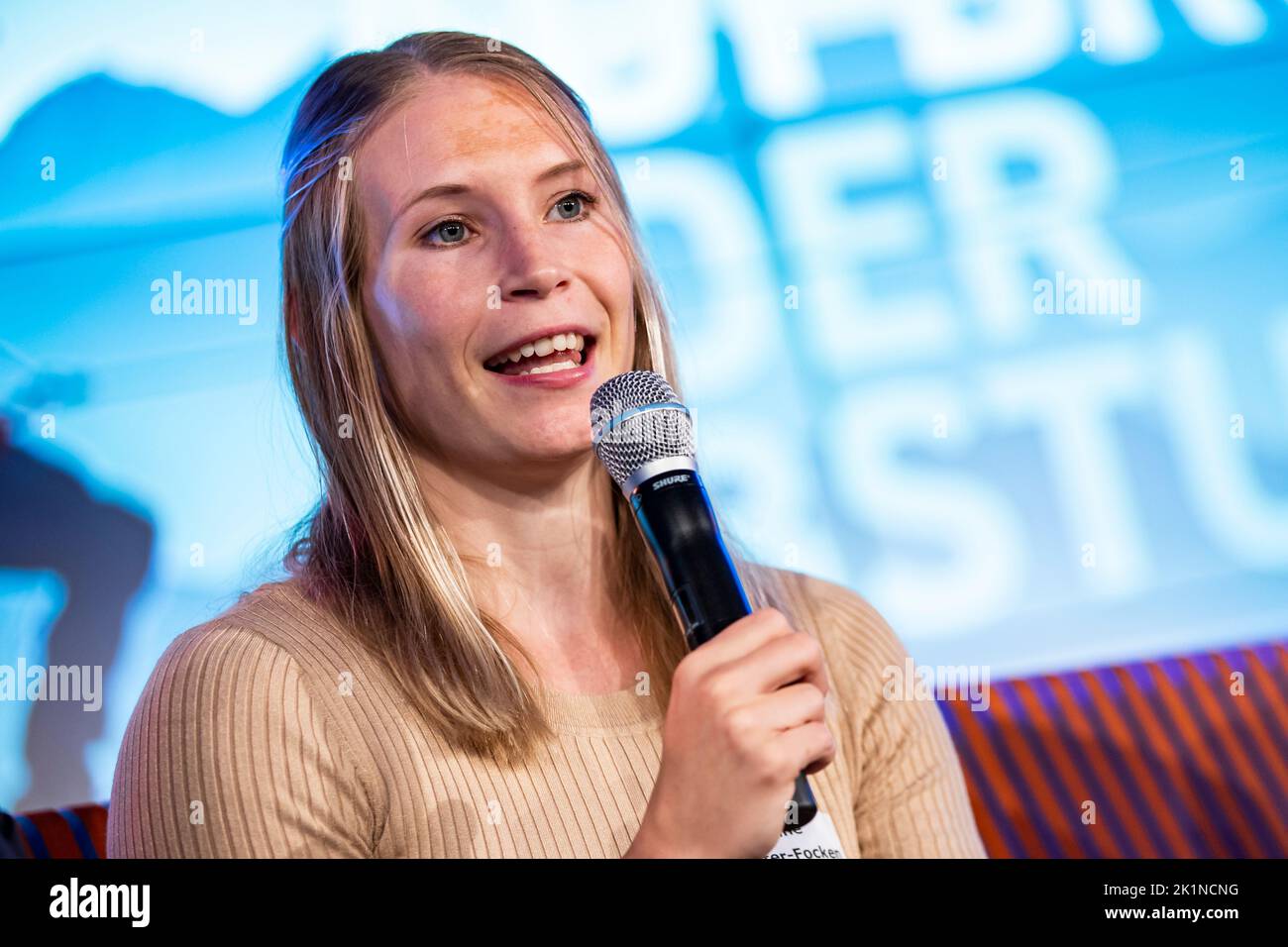 Stuttgart, Germany. 19th Sep, 2022. Ex-wrestler and Olympic champion ...