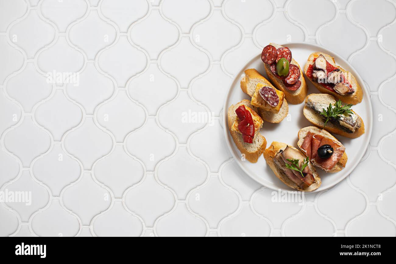 Spanish tapas pinchos hi-res stock photography and images - Alamy