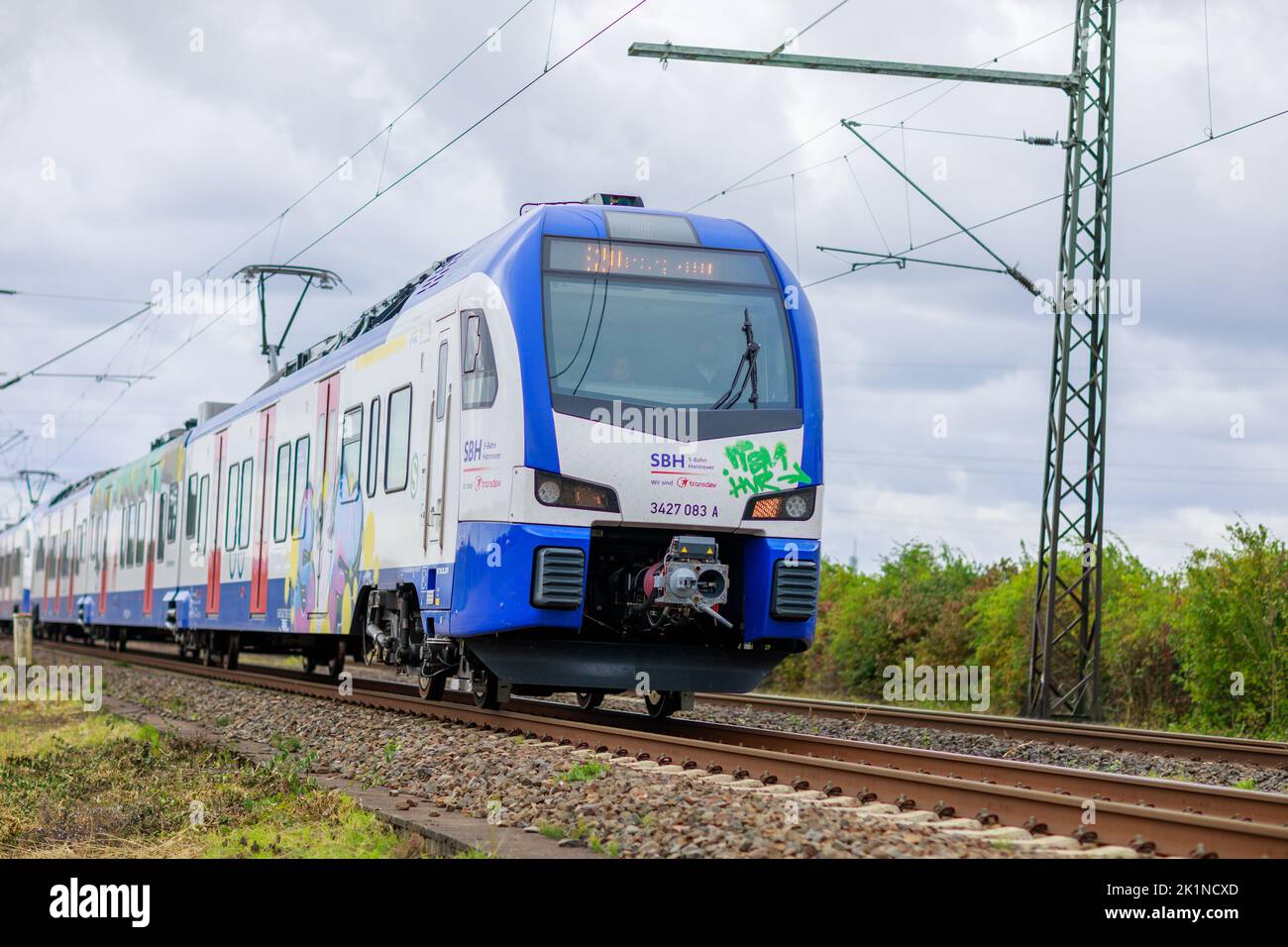 Hannover/Germany - September 17, 2022: Train from SBH, Transdev (S-Bahn ...