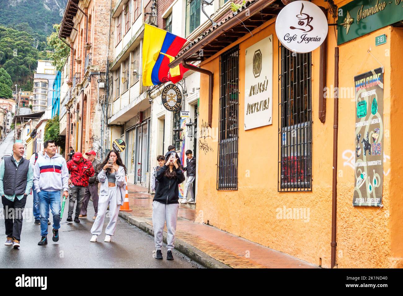 Bogota Colombia,La Candelaria Centro Historico central historic old ...