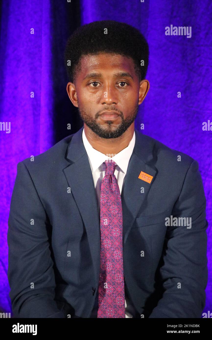 New York, NY, USA. 19th Sep, 2022. Baltimore Mayor, Brandon Scott at ...