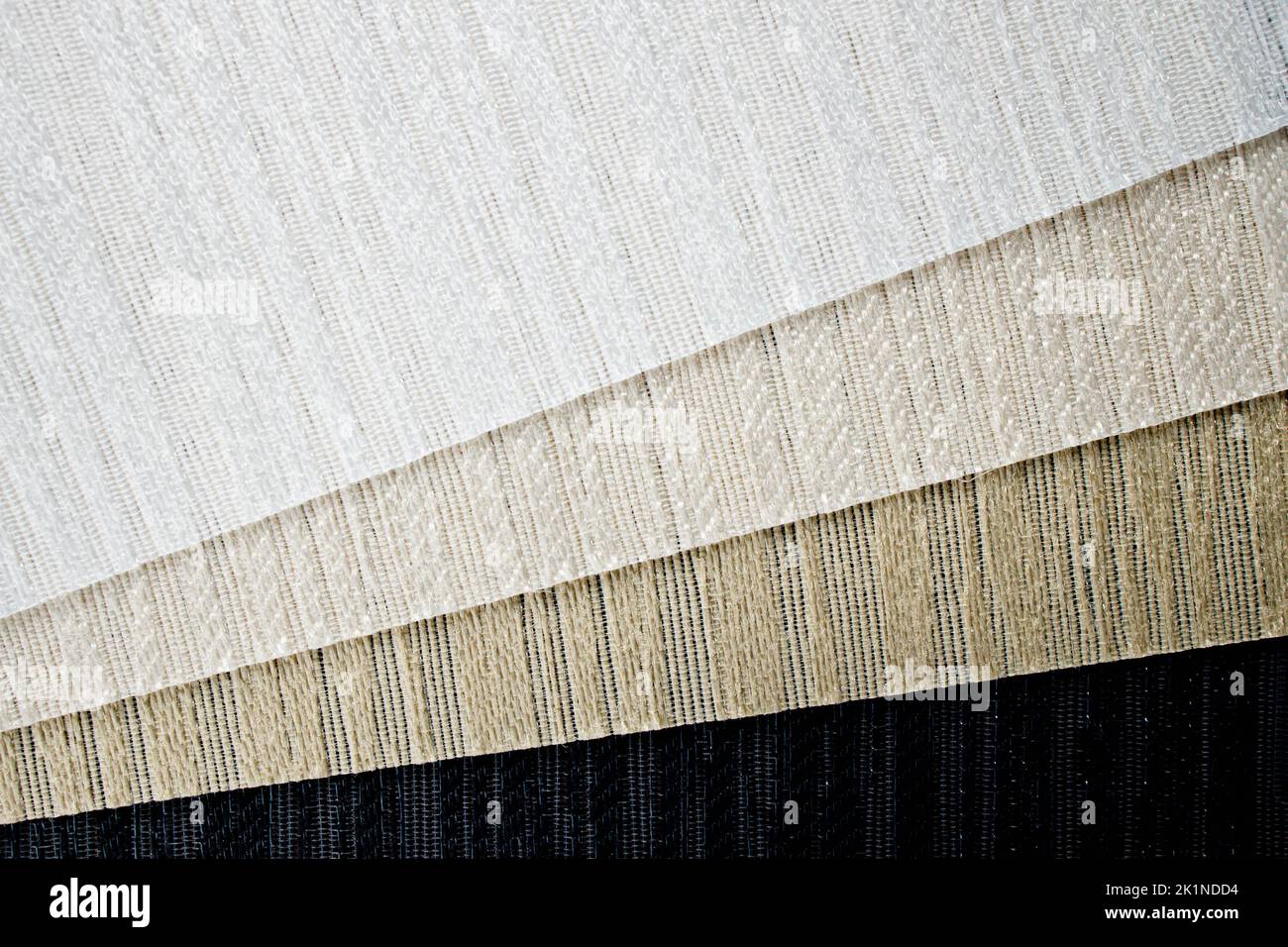 Catalog of different shades of fabric colors. Variety of color of dense ...