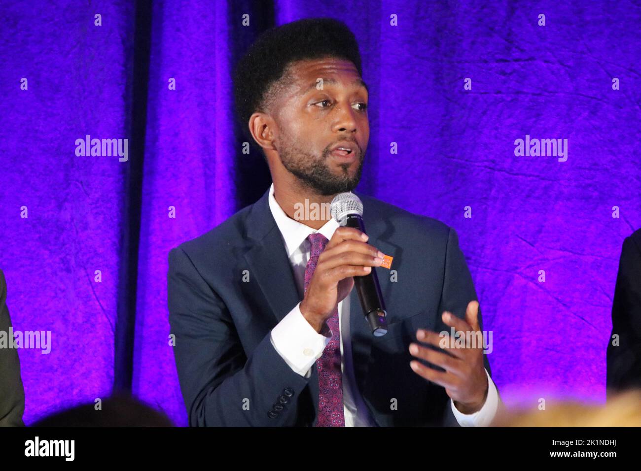 New York, NY, USA. 19th Sep, 2022. Baltimore Mayor, Brandon Scott at ...