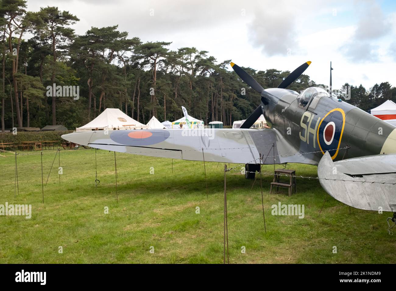 4. Decomissioned spitfire aeroplane used in the battle of Britian in ...