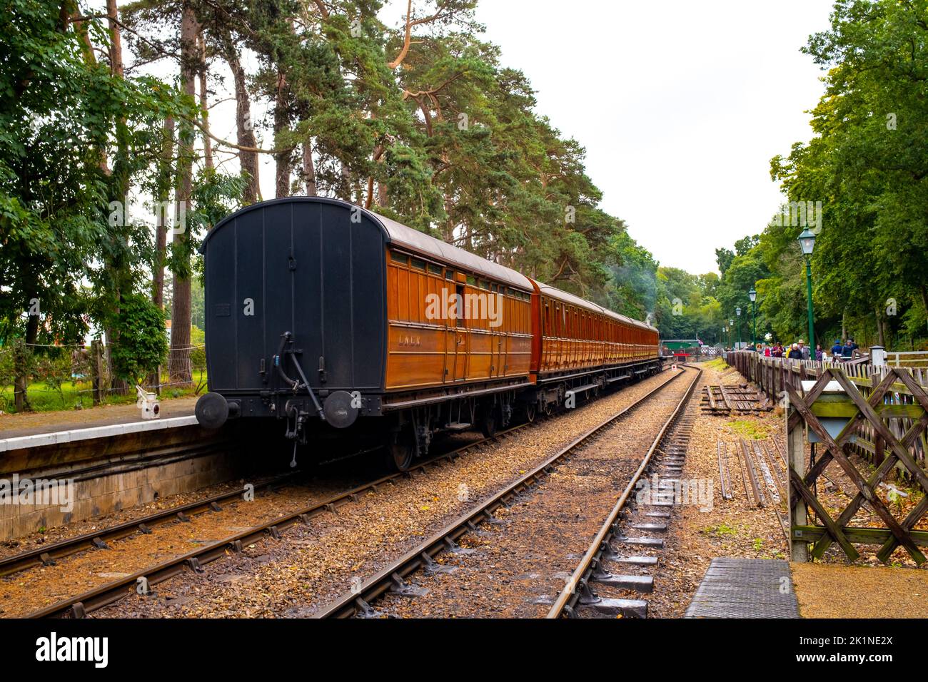 32. Traditional and vintage wooden passenger railway carriages on Holt ...