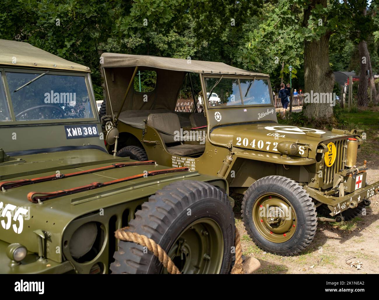 47. Ex US military jeeps or off road vehicles on display at the annual ...