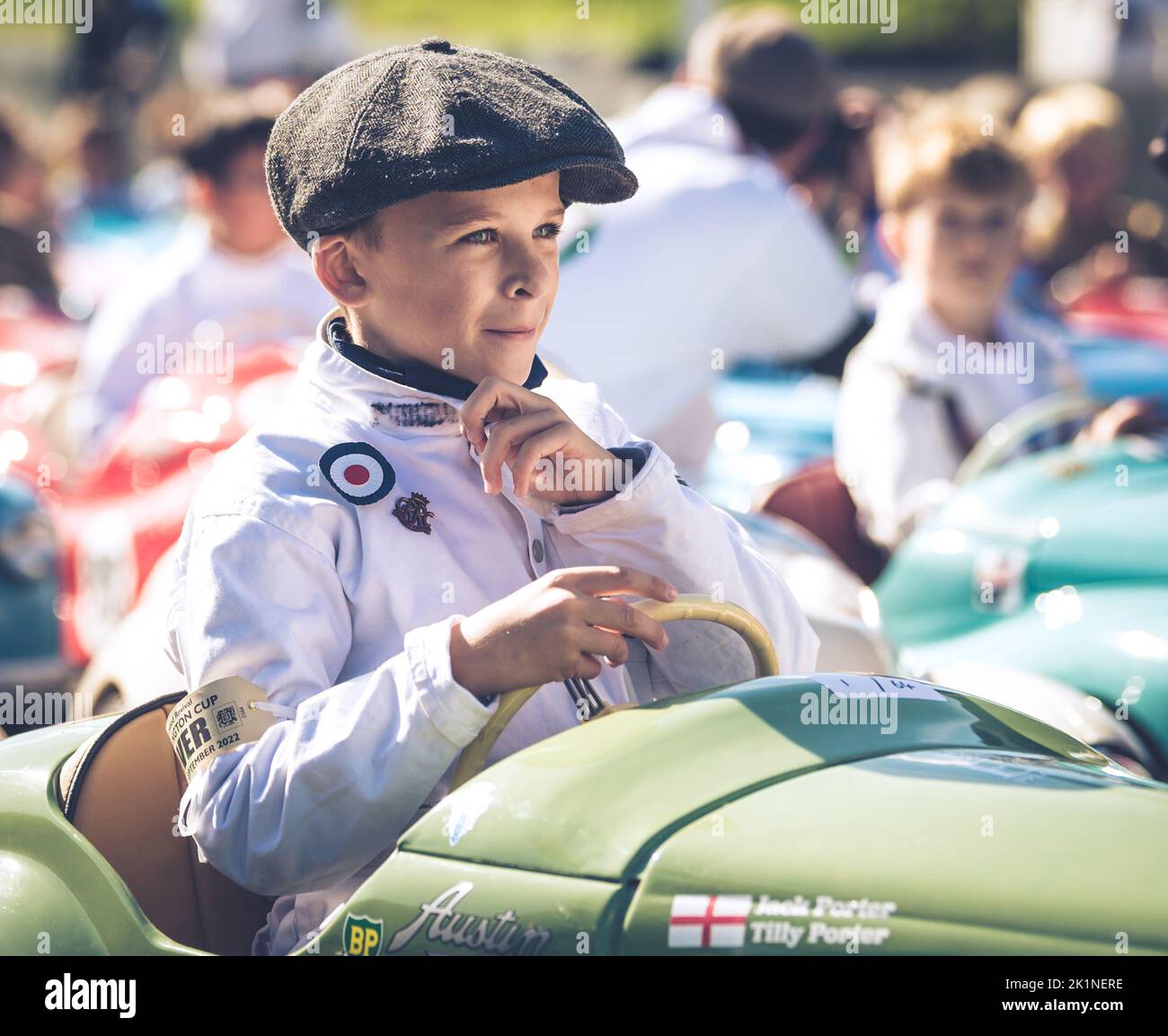 Goodwood, UK. 19th Sep, 2022. Sundays Settrington Cup racing Austin J40 ...