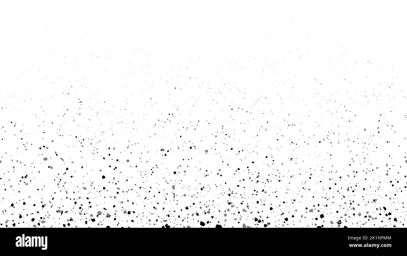 Grunge speckle texture. Dirty particles faded frame. Grungy splashed ...