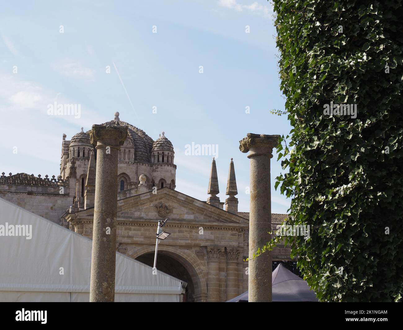 zamora cathedral. Romanesque historical building. Concept of tourism ...