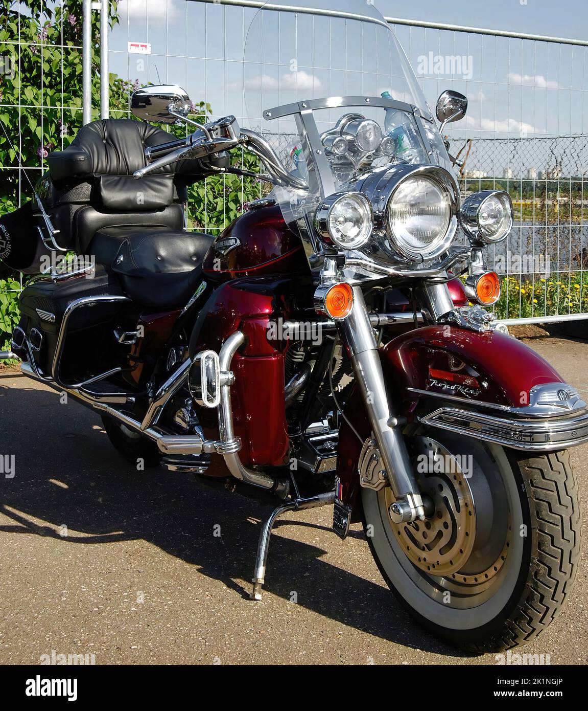 Exhibition of Beautiful Custom Harley-Davidson Motorcycles Stock Photo ...