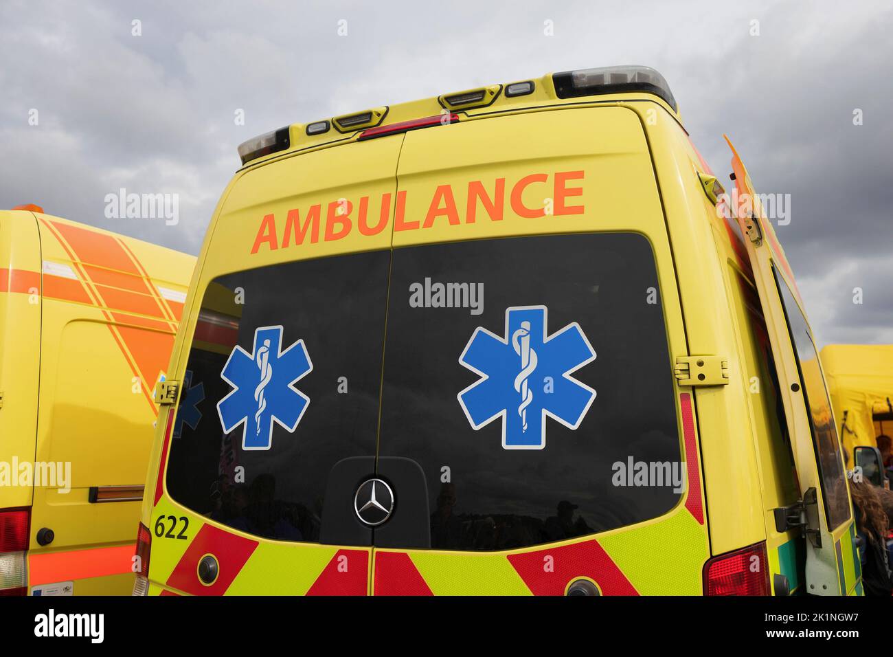 Mosnov, Czech Republic / Czechia - September 17, 2022: Ambulance and ...