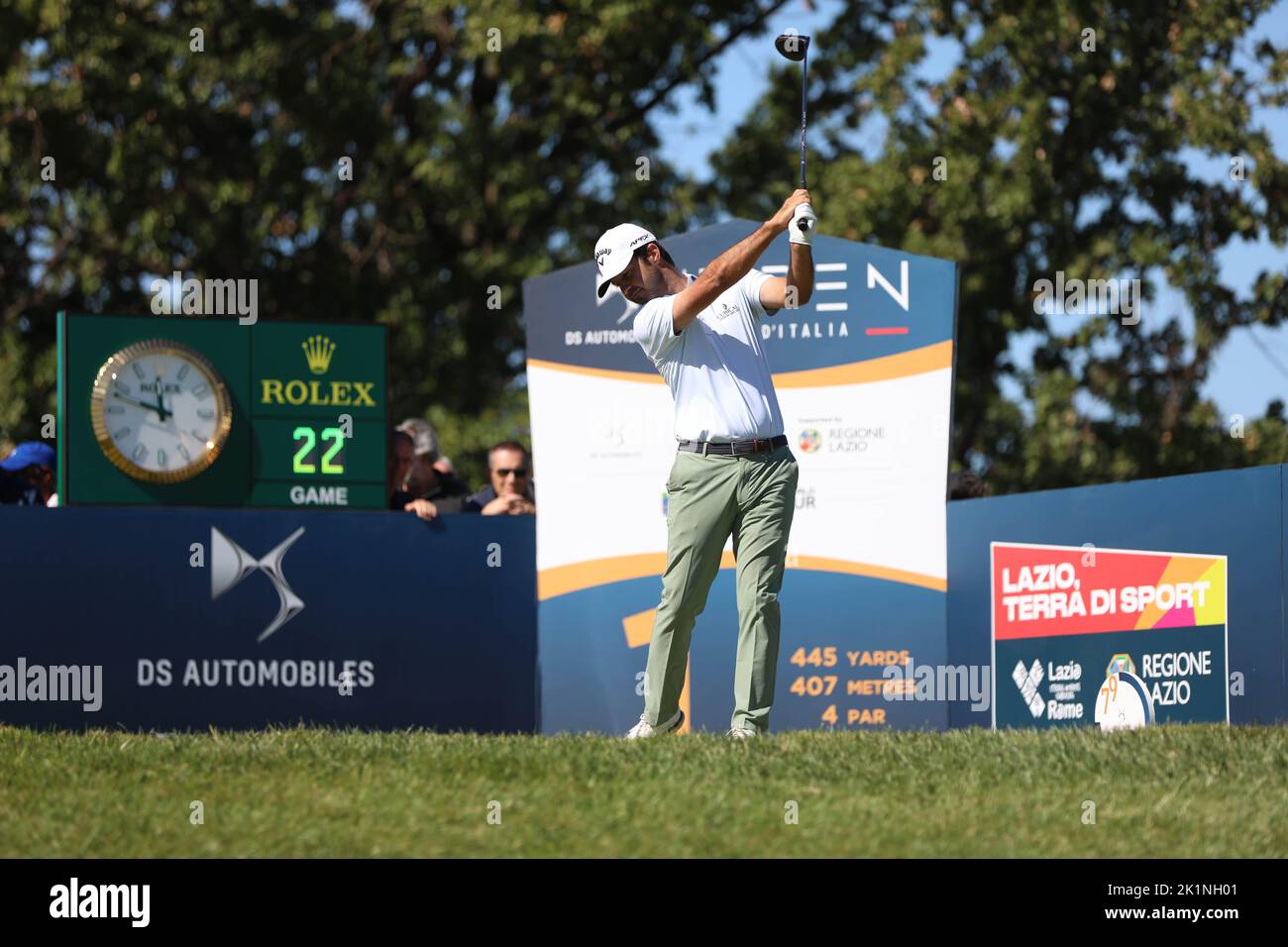 At Marco Simone Golf Club Italian Open 2022 In this picture. Antoine ...