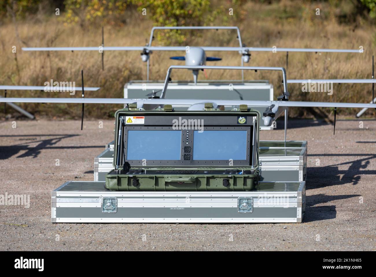 Kyiv, Ukraine. 16th Sep, 2022. The Poseidon reconnaissance drone and ...