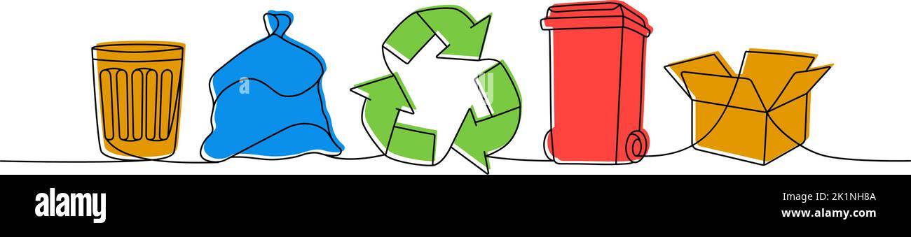 Inorganic waste drawing hi-res stock photography and images - Alamy