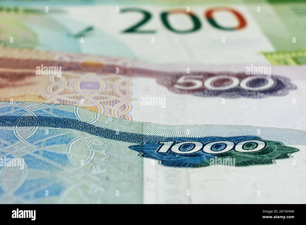 200 ruble note with the image of hi-res stock photography and images ...