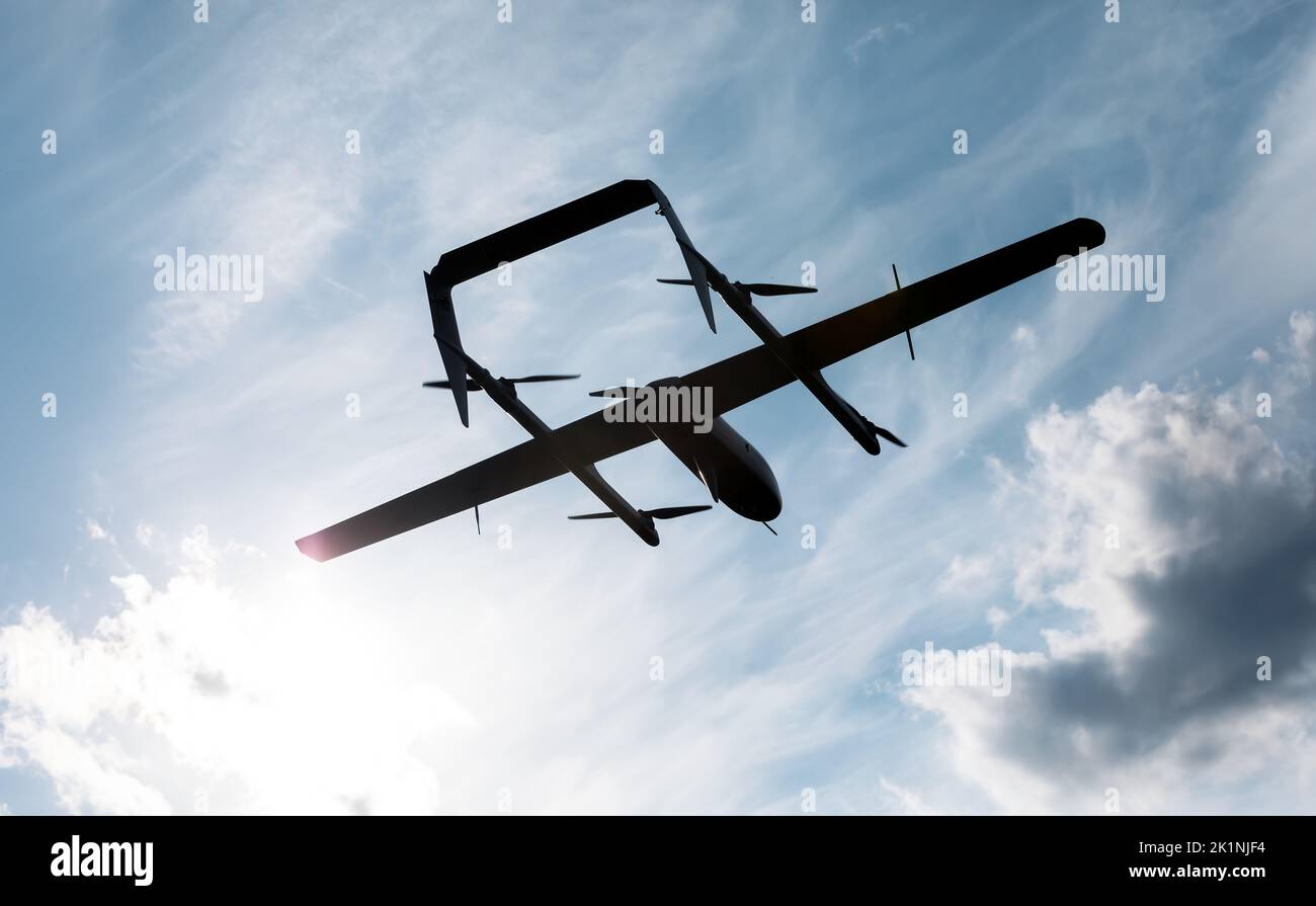 Two drones in flight hi-res stock photography and images - Alamy