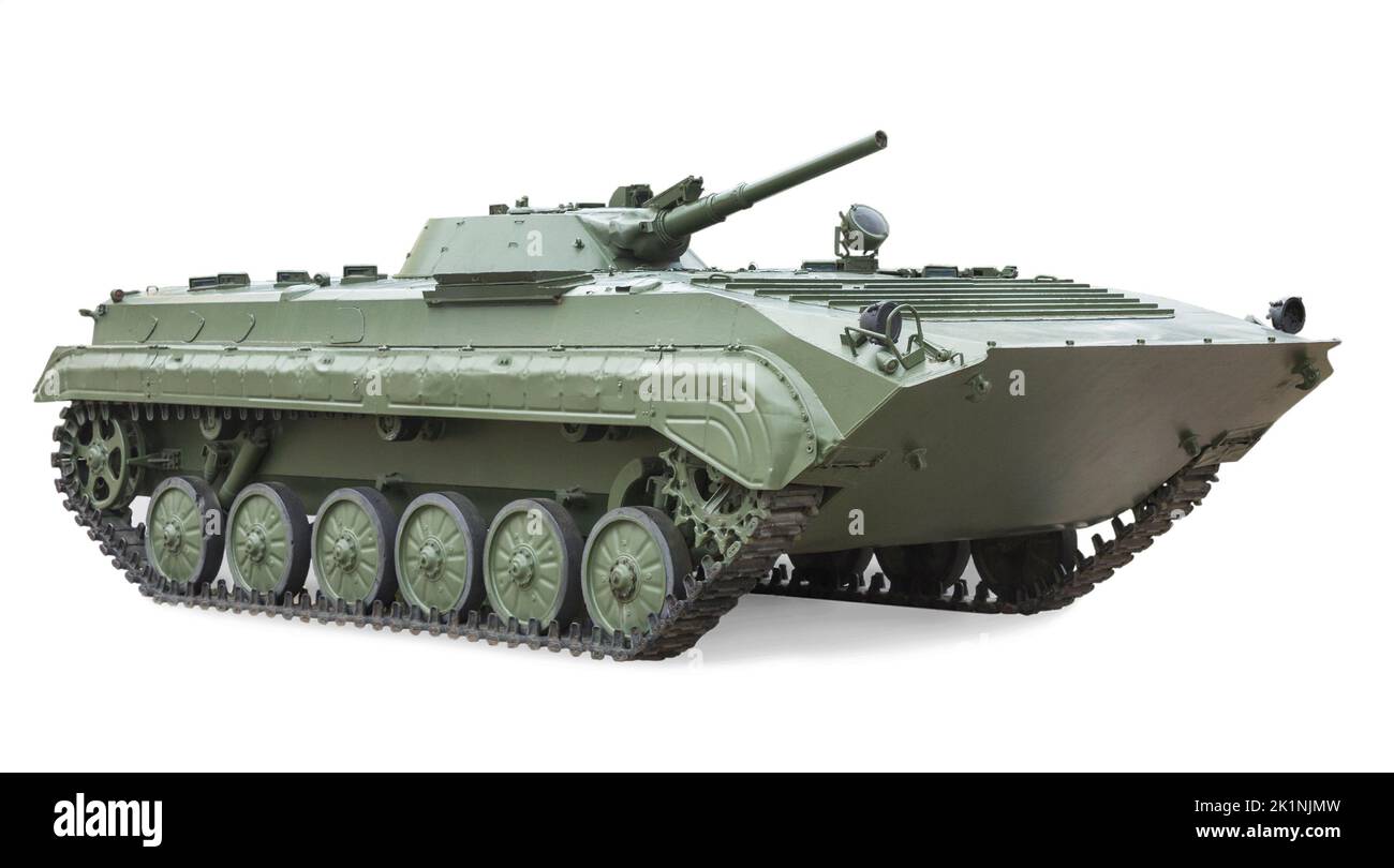 RUSSIA, NIZHNY NOVGOROD, CIRCA Sep 2022: Soviet combat car infantry BMP ...