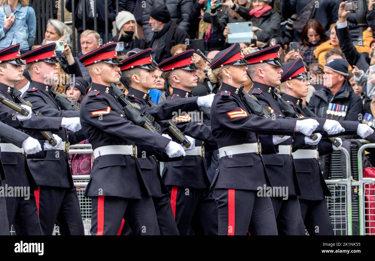 Westminster, London, UK. 19th Sep, 2022. Funeral of Queen Elizabeth II ...