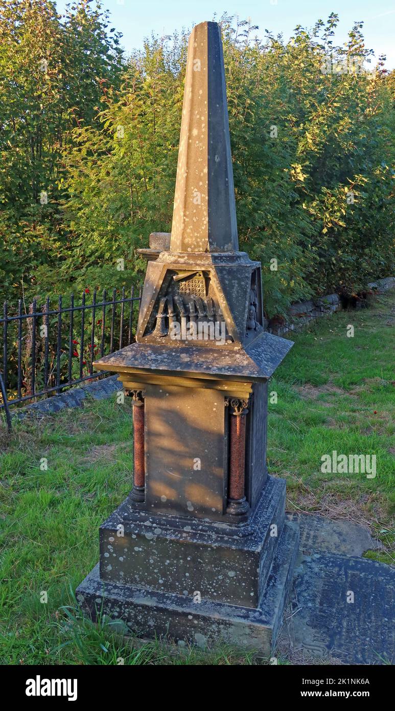 St Michael and All Angels Church, Mottram parish, overlooking the ...