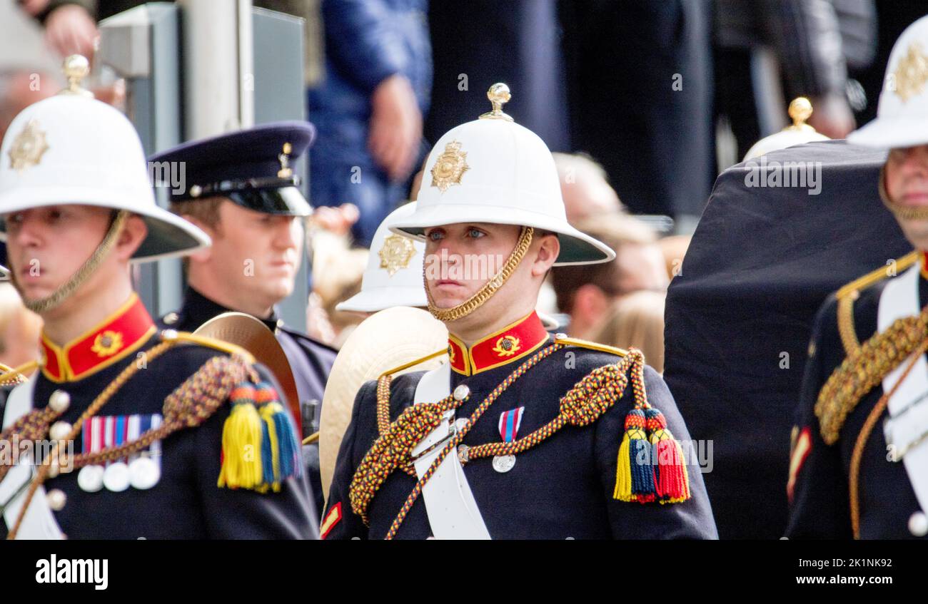 Westminster, London, UK. 19th Sep, 2022. Funeral of Queen Elizabeth II ...