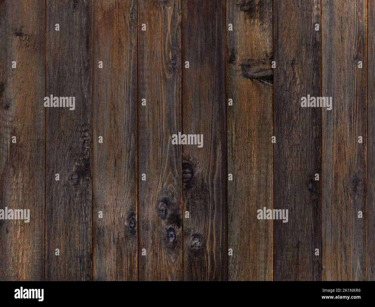 wooden background. textured dark boards with knots Stock Photo - Alamy