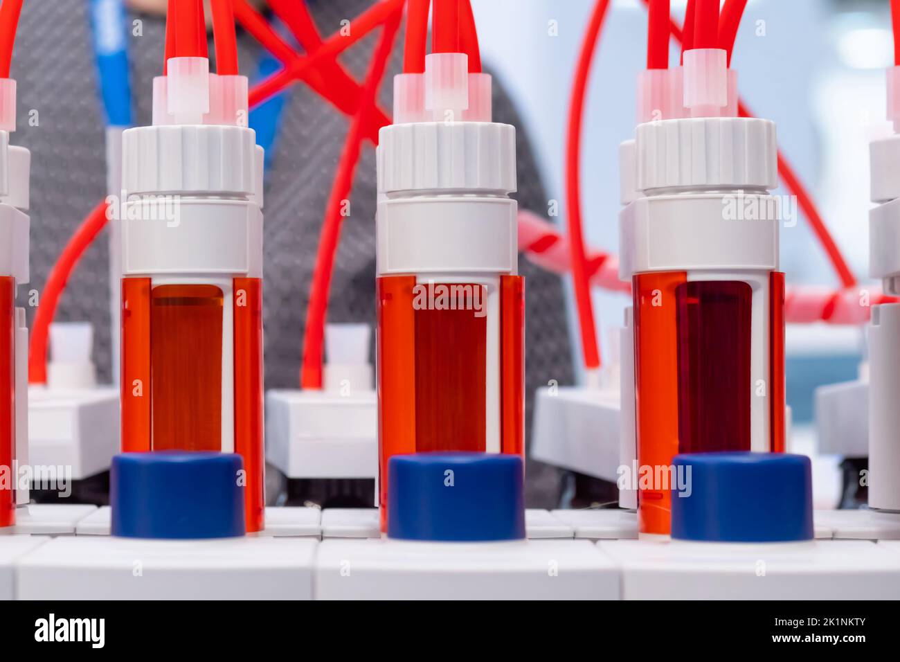 Laboratory equipment - automatic titrator in biochemical laboratory ...